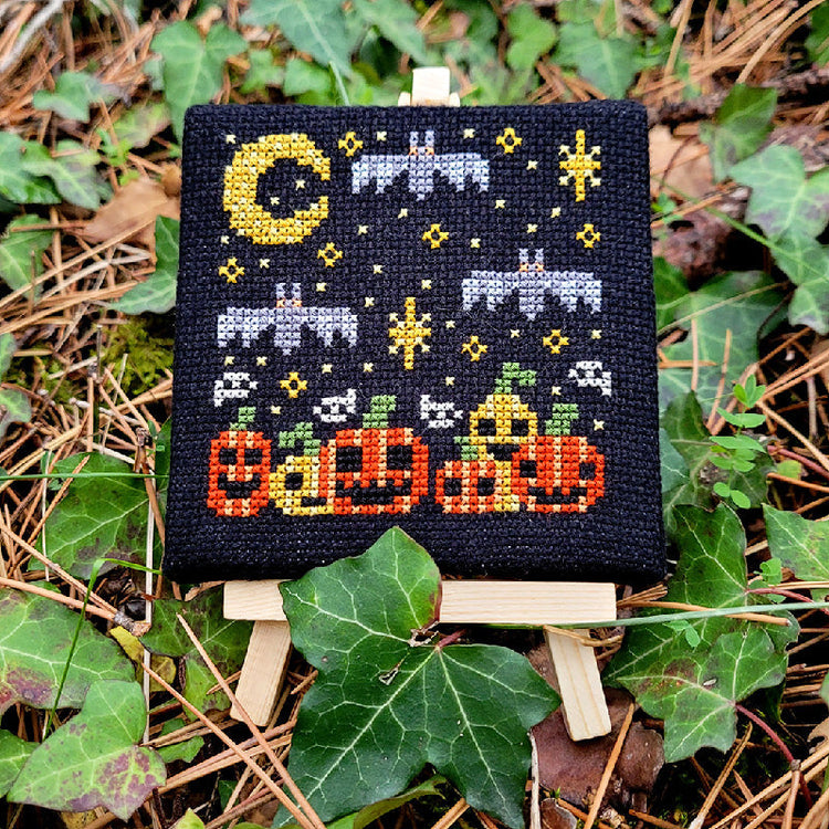Free Cross Stitch Pattern: Pumpkin Patch – unabuenapieza