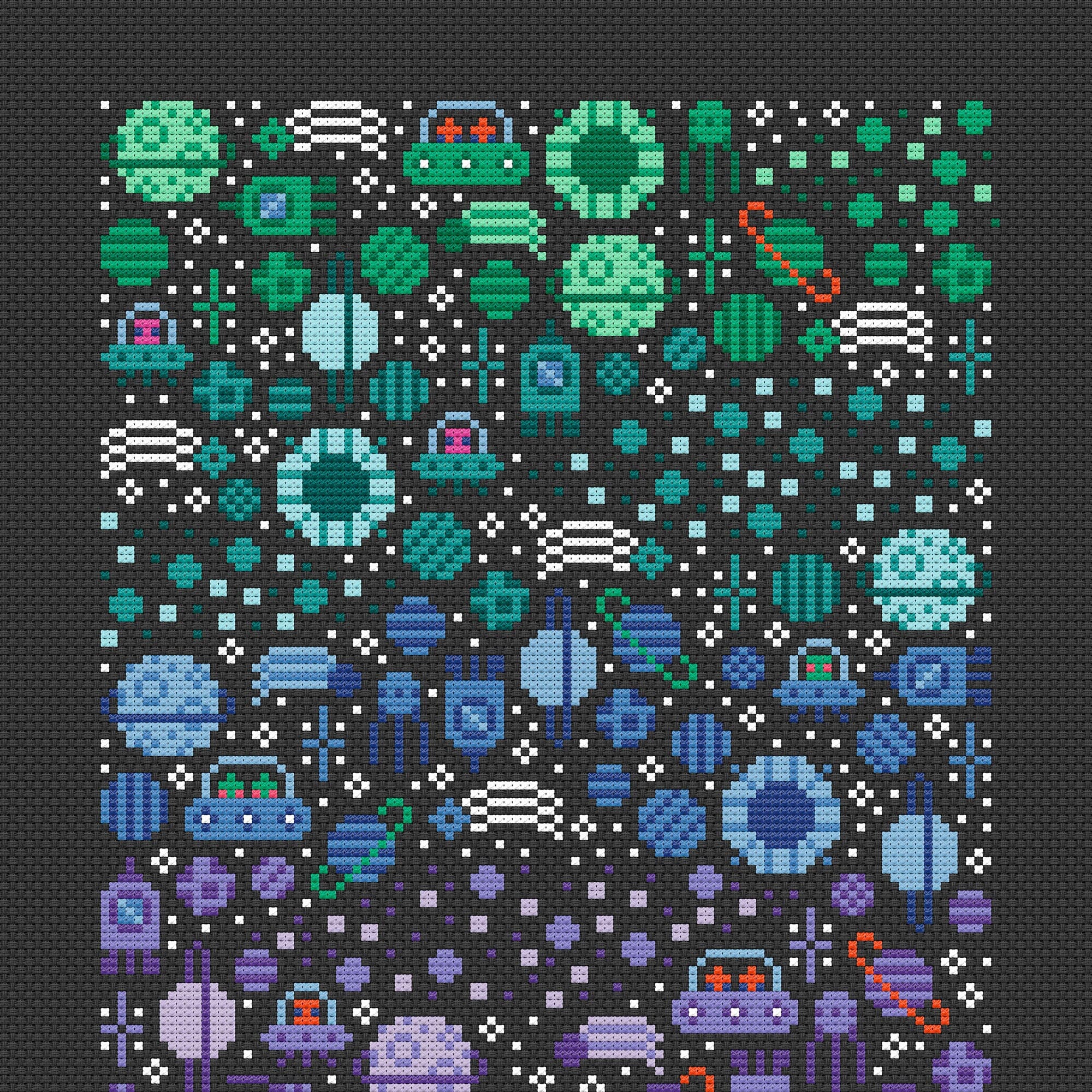 Una Buena Pieza Modern and Unique Cross Stitch Patterns And Kits ...